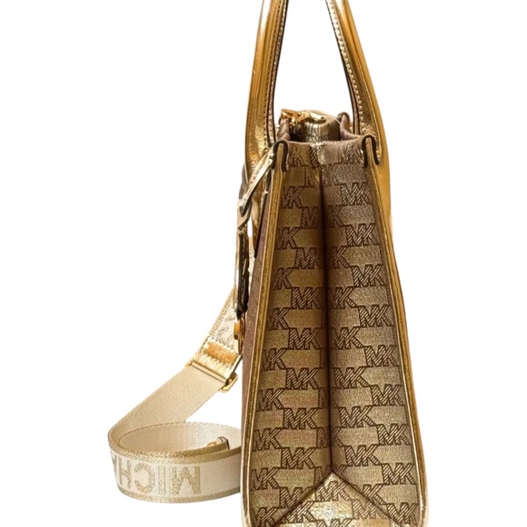 Michael Kors | Bags | Michael Kors Mirella Medium East West Tote Satchel Shoulder Bag Mk Pale ...